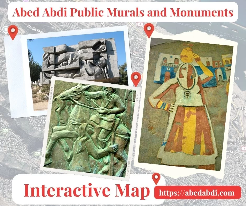 Abed Abdi Public Art Interactive Map: Murals & Monuments
